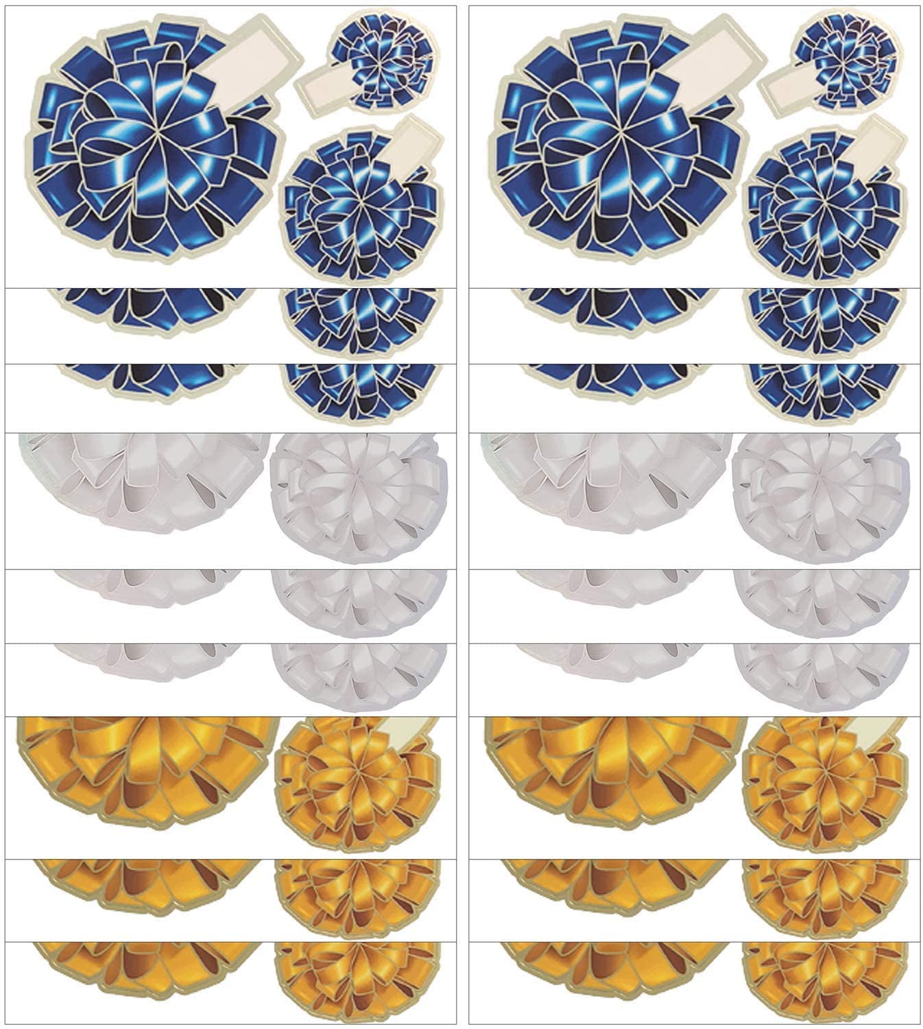 Bowdacious Gift Bows, 54 Christmas Holiday Bows, 3D Looking Gift Bow ...