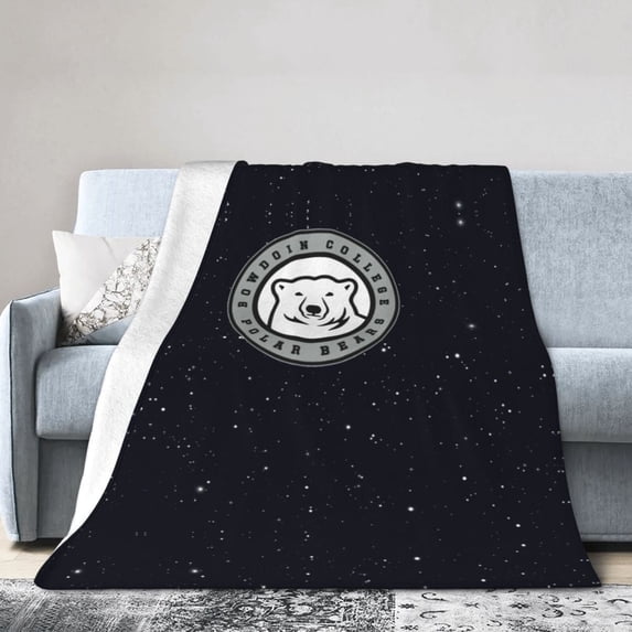 Bowdoin College Logo Blanket Large Luxury Fleece Soft Anti-Static Anti ...