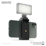Bower 50 LED Photo/Video Light with Phone Mount Holder; Black - Walmart.com