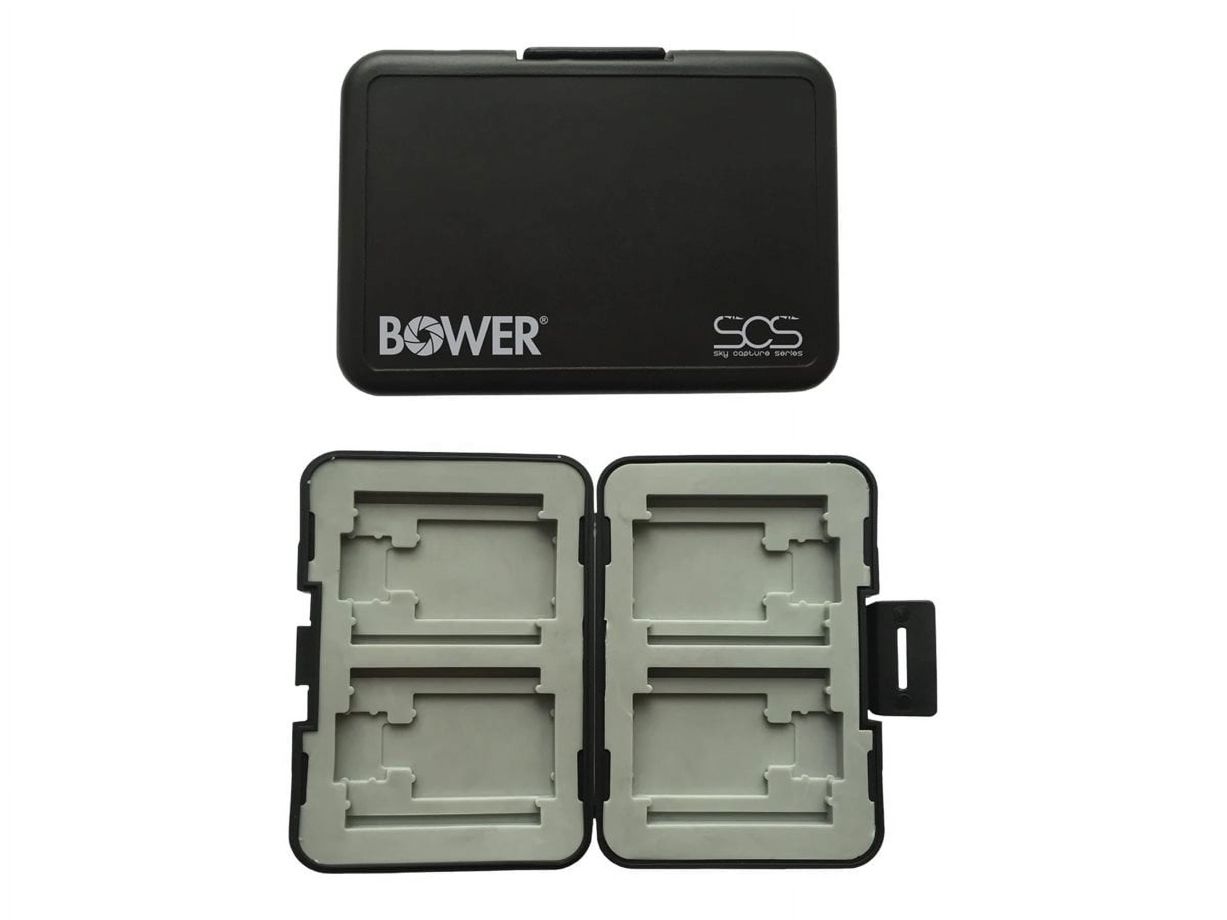 Bower - Memory case - capacity: 4 SD Memory Cards, 4 CompactFlash cards ...