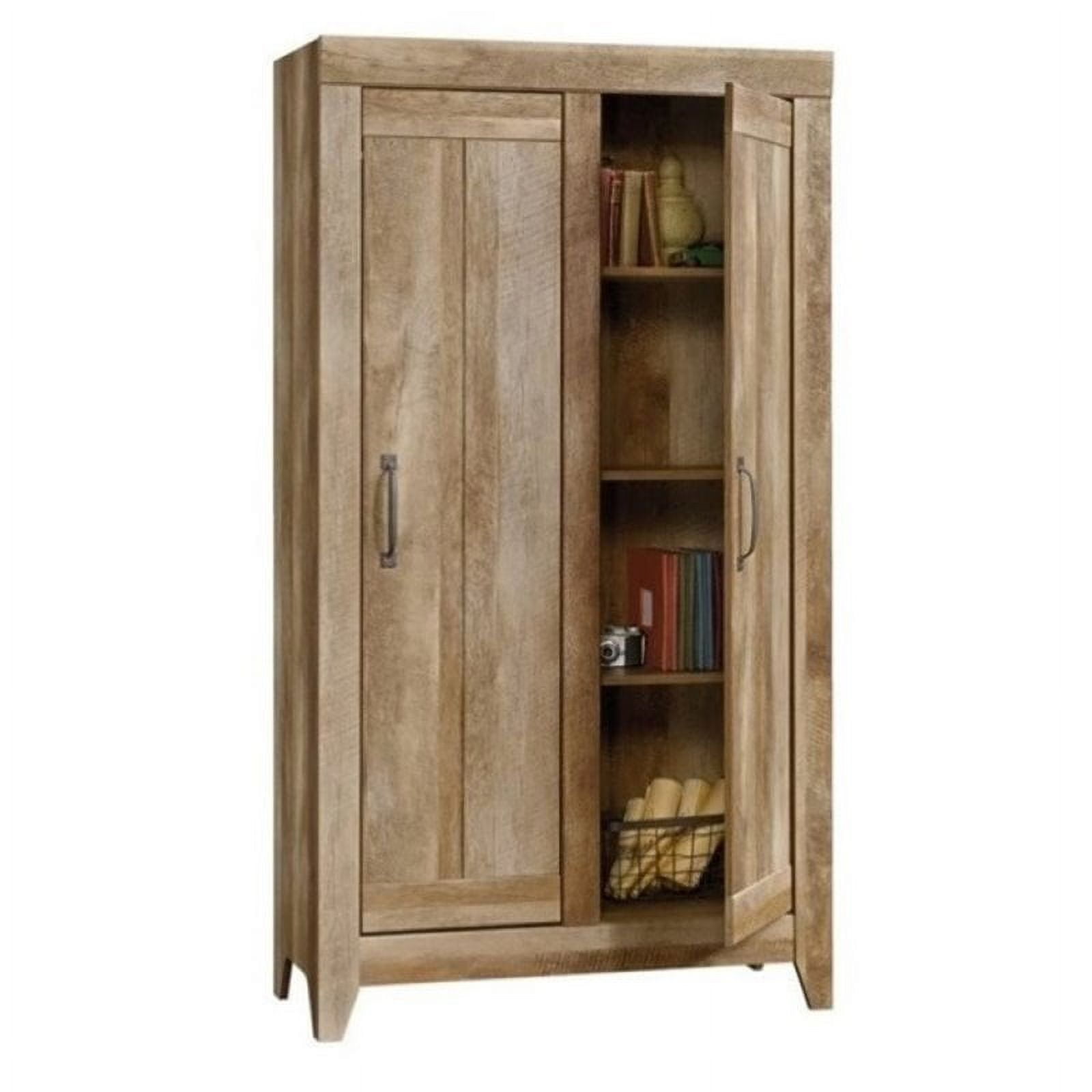 Bowery Hill 2 Door Storage Cabinet in Craftsman Oak - Walmart.com