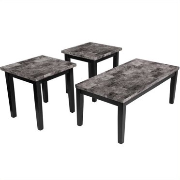 Monarch Table Set 3-Piece Set / Cappuccino - Walmart.com