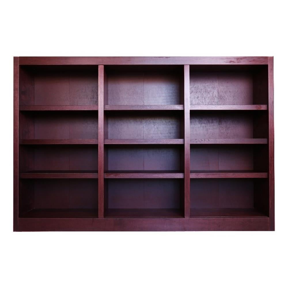 Bowery Hill 48"H Solid Wood Wall Storage Unit in Cherry Finish ...