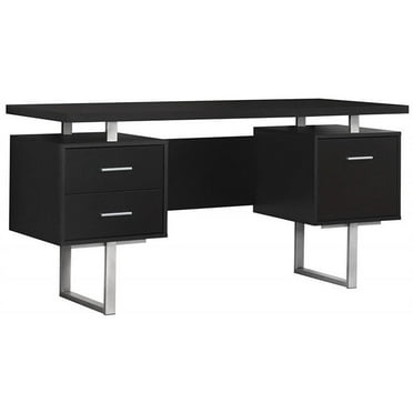 Sauder Edge Water Executive Home Office Computer Desk, Estate Black ...