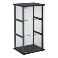 Rectangular 4-shelf Curio Cabinet White and Clear - Walmart.com