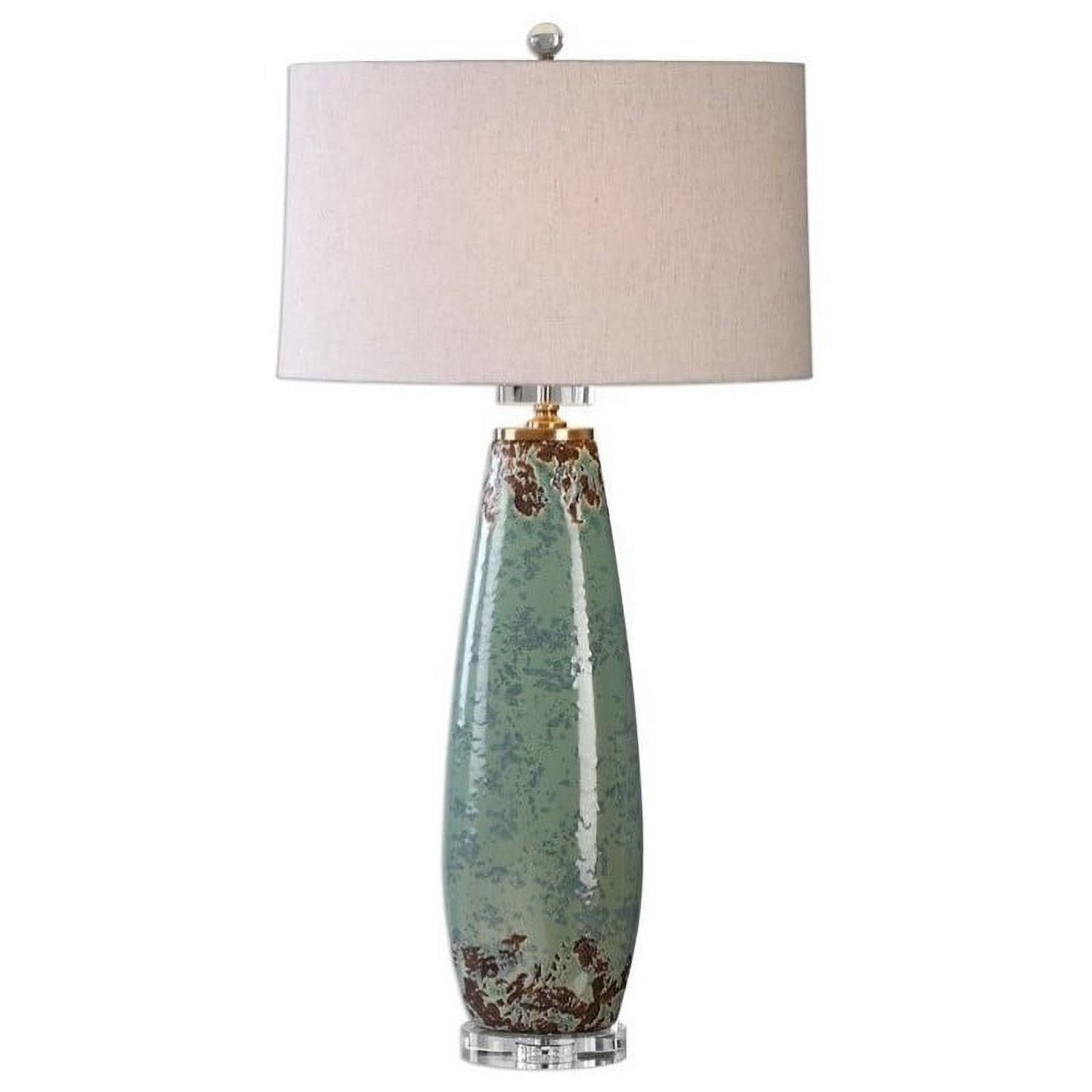 Bowery Hill Contemporary Ceramic Mint Green Table Lamp - Walmart.com