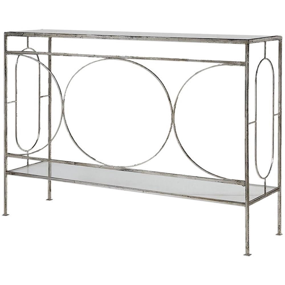 Bowery Hill Contemporary Silver Console Table - Walmart.com