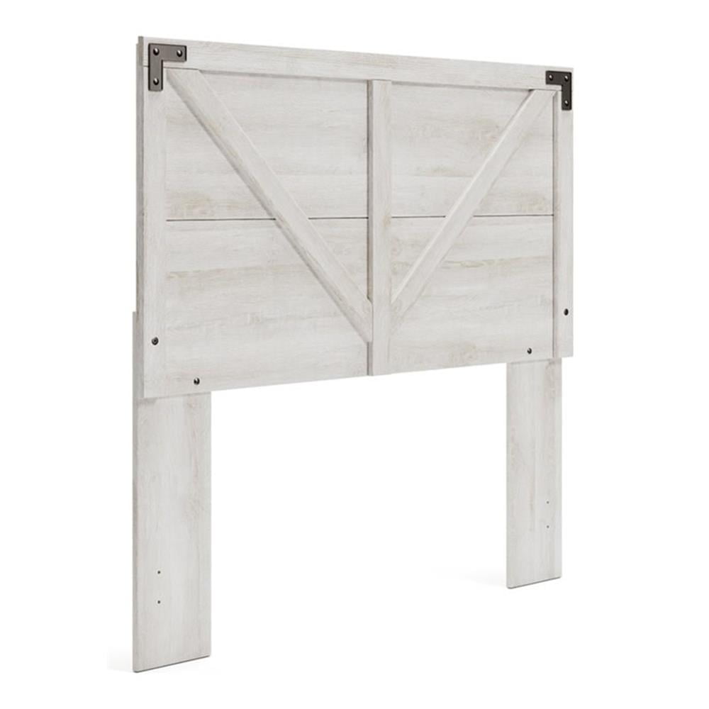 Bowery Hill Contemporary Wood Full Crossbuck Panel Headboard in ...