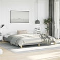 Bowery Hill Engineered Wood California King Bed Frame in Light Gray ...
