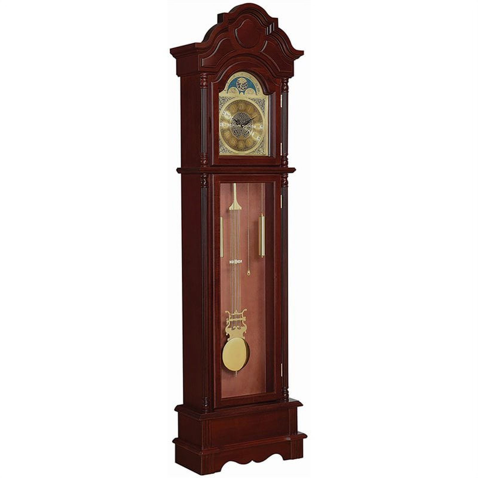 Bowery Hill Grandfather Clock with Adjustable Volume Digital Chime in ...