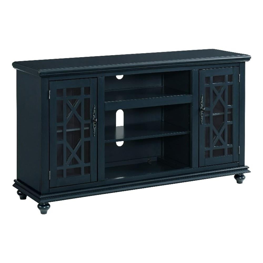 Bowery Hill Modern / Contemporary 2 Door Catalina Blue 63" TV Stand ...