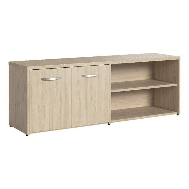 Bowery Hill Modern Low Storage Cabinet with Doors and Shelves - Walmart.com