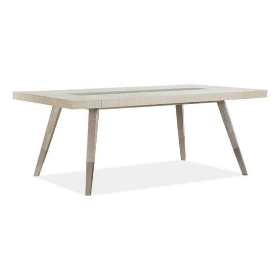 Bowery Hill Transitional Extendable Rectangular Dining Table - Walmart.com