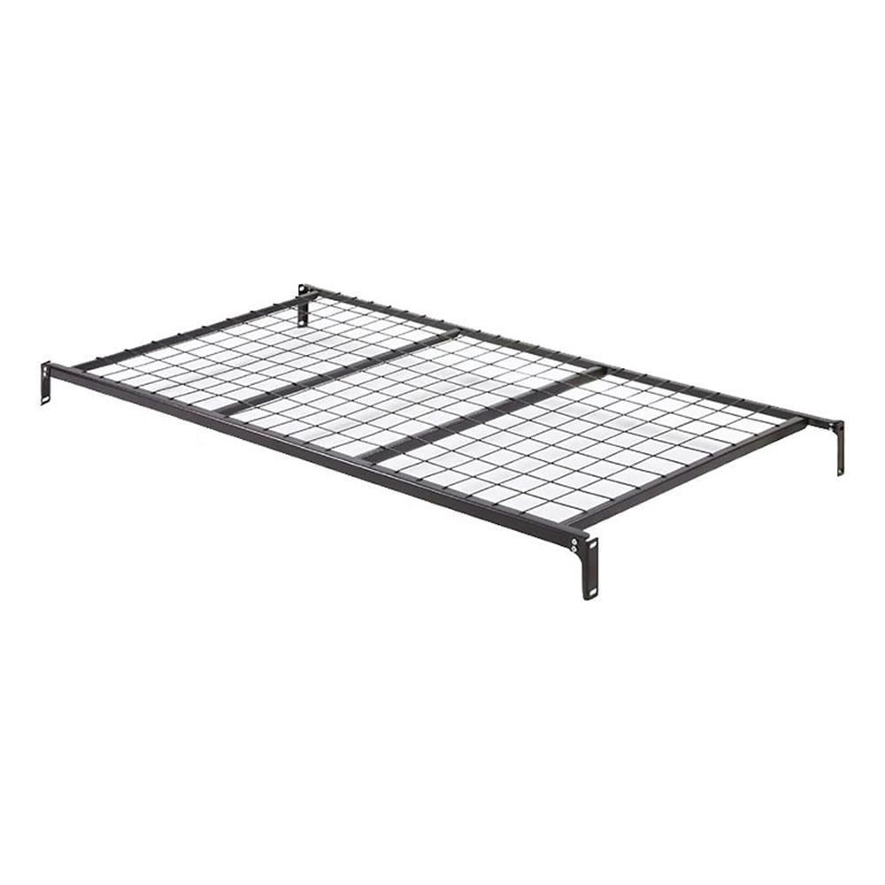 Bowery Hill Transitional Iron/Metal Daybed Linkspring in Black ...