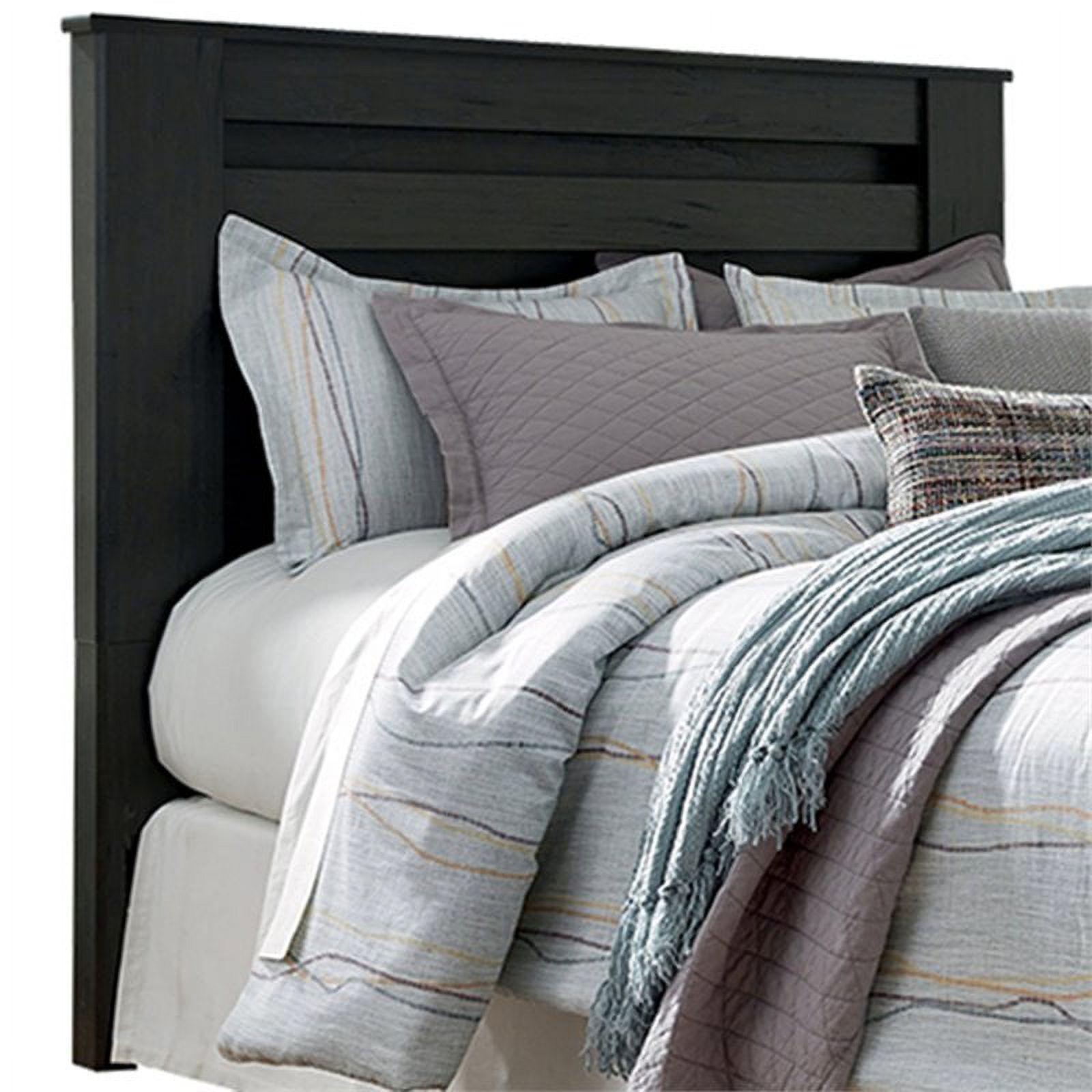 Sauder Carson Forge Full/Queen Panel Headboard, Lintel Oak Finish ...