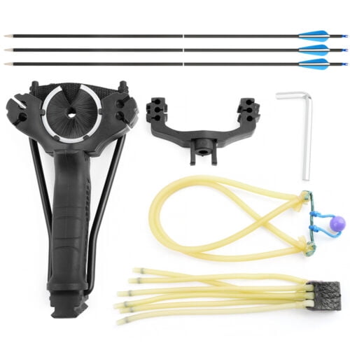 AMEYXGS Archery Bowfishing Catapult Slingshot Rubber Fishing Hunt ...