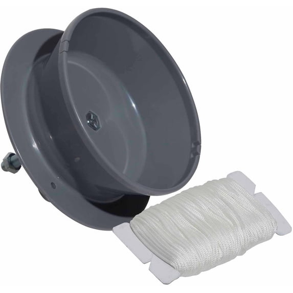 Bowfishing Drum Reel with 90' Spool 80-Pound Test Line by Fin-Finder ...