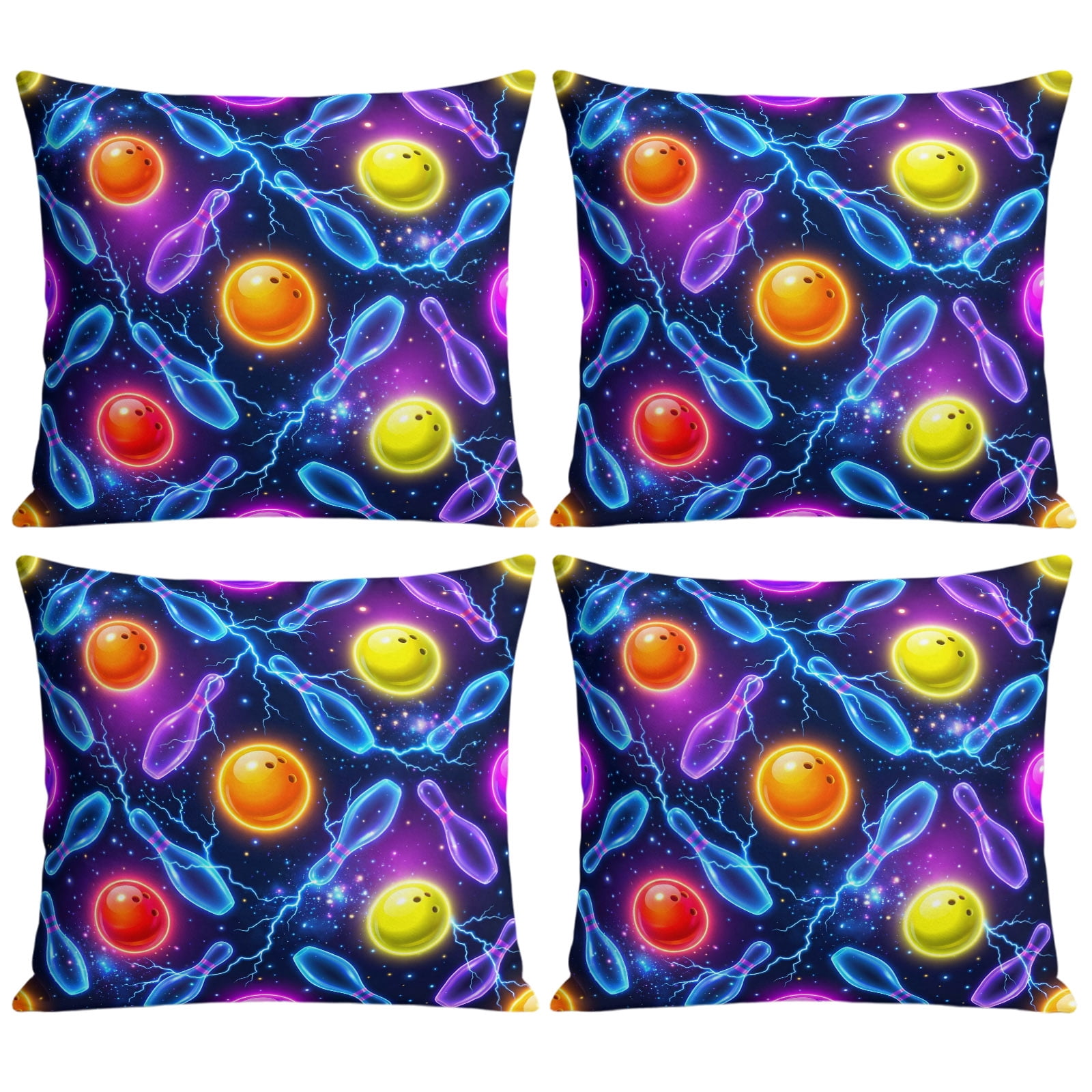 Bowing Throw Pillow Covers 20 x 20 Inch Pillow Covers Set of 4 ...