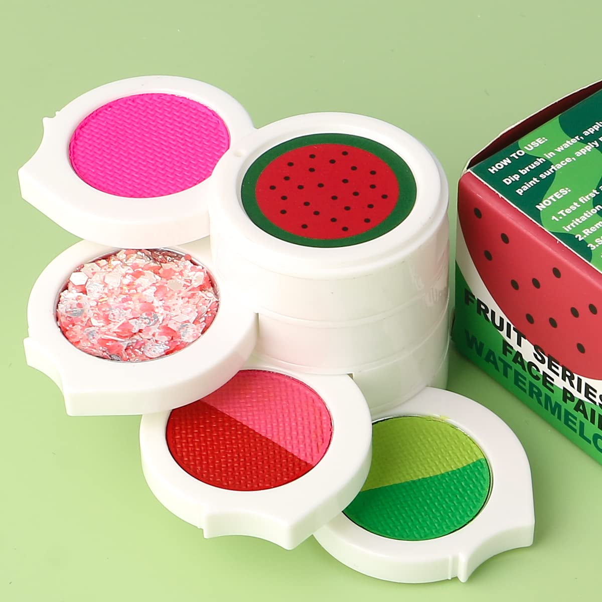 Bowitzki Water Activated Eyeliner Palette With Glitter Smudge proof ...