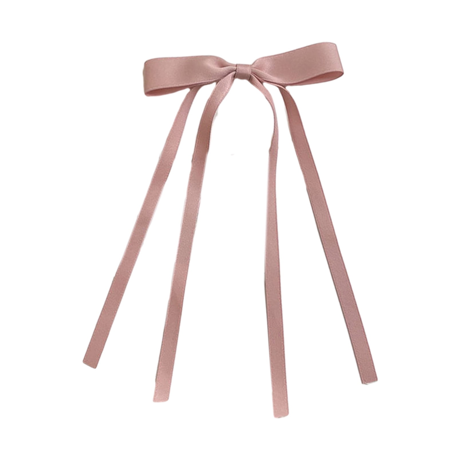 Bowknot Hair Clips Sweet Women Hairpin Long Ribbon Barrettes Color ...