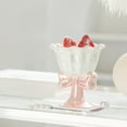 Bowknot Ice Cream Ceramic Cup, Cute Ice Cream Bowls, Creative Flower ...
