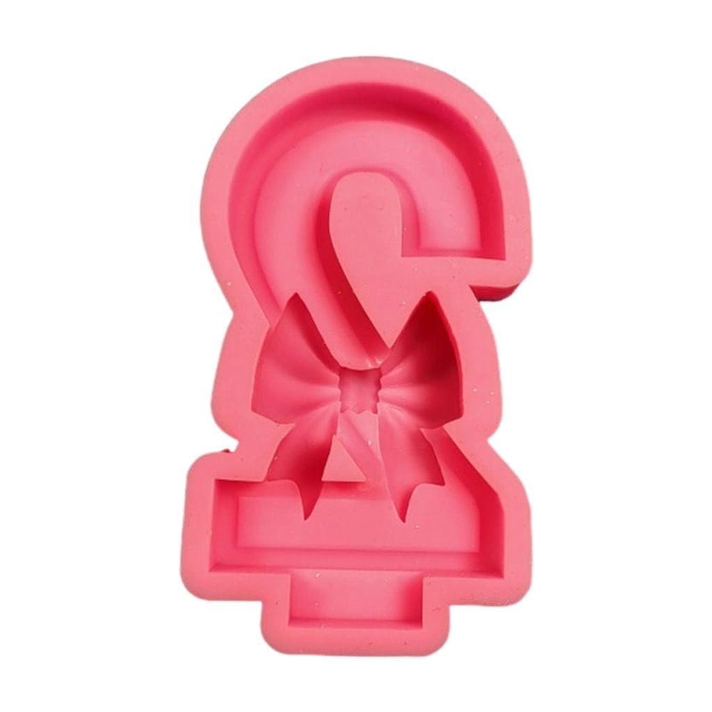 Bowknot Number Silicone Molds Castings Mould Epoxy Resin Mould Baking ...