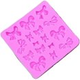 Bowknot Silicone Mold, Multiple Sizes Bow Shaped Moulds for Fondant ...