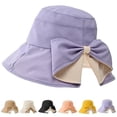 Bowknot Wide Brim Sun Protective Hat, 360° All-Around Protection—Blocks ...