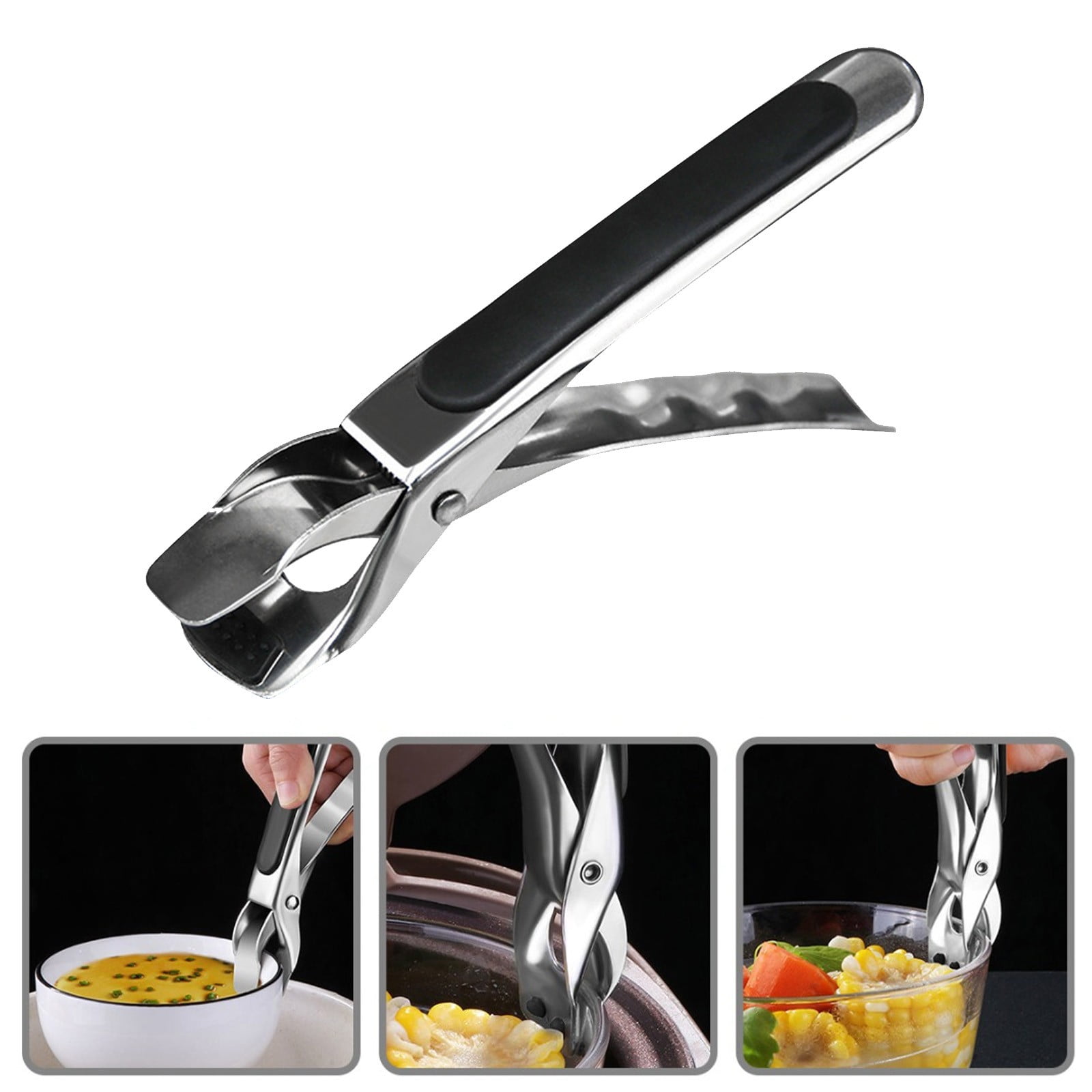 Bowl Clip Gripper Kitchen Pan Pot Anti-Hot Holder Clamp Dish Plate ...