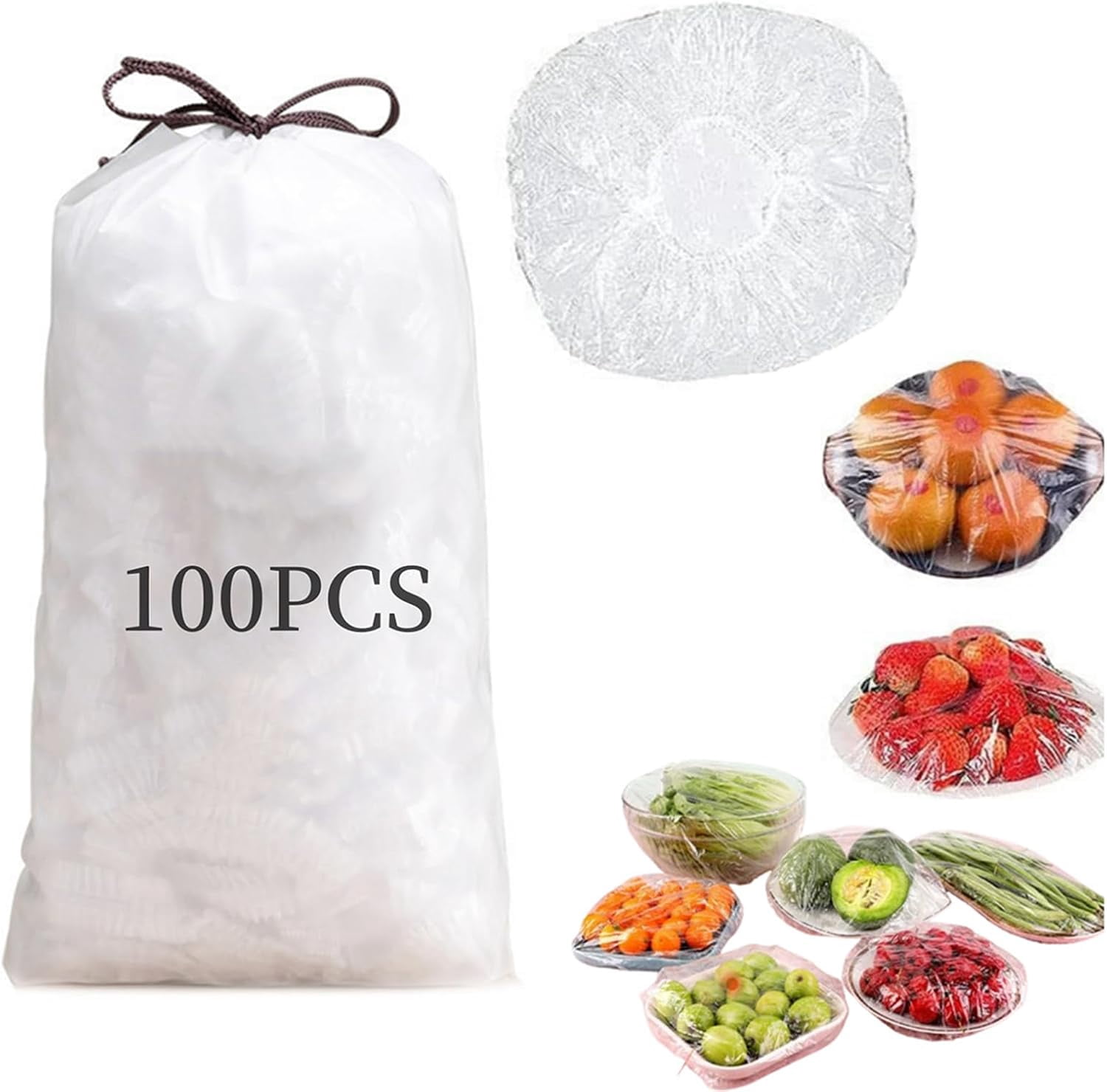 Bowl Covers Disposable, Plastic Covers for Food, Plastic Bowl Covers ...