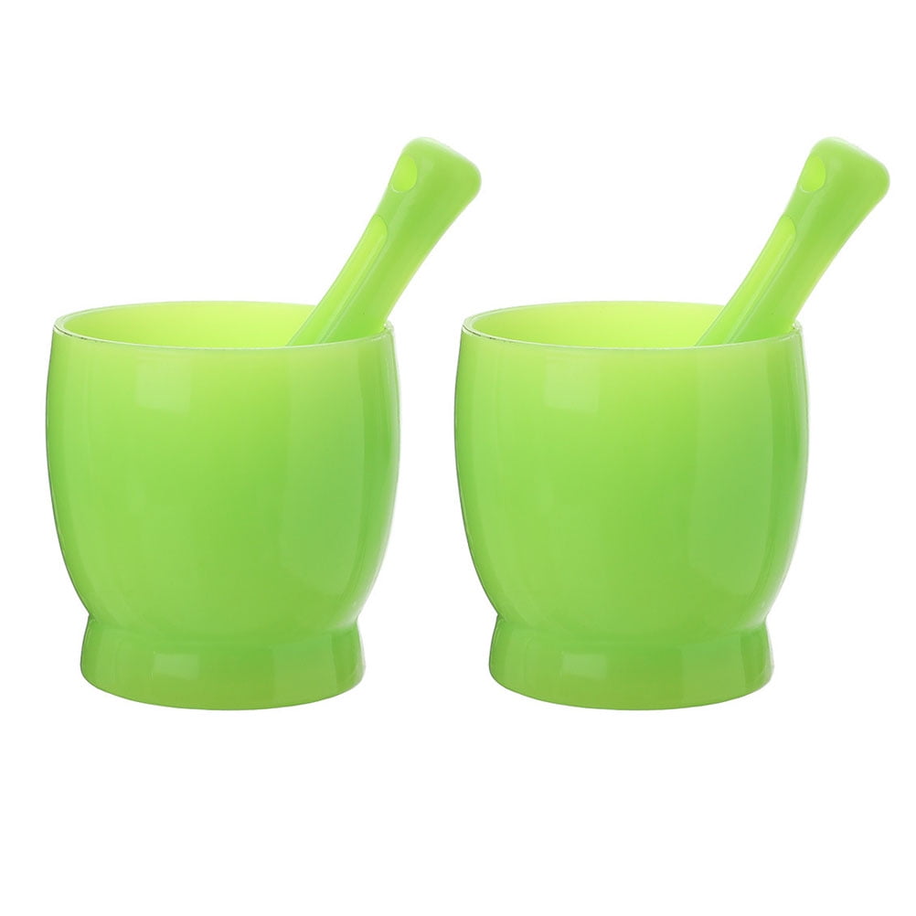 Bowl Pestle Spice Grinding Garlic Masher Powder Pesto Set Manual ...