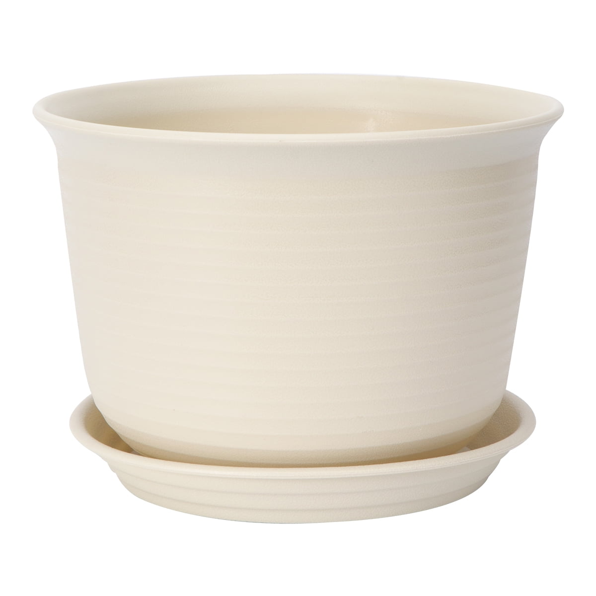 Bowl Plastic Flower Pot Smooth Texture Pots Versatile Plant - Walmart.com