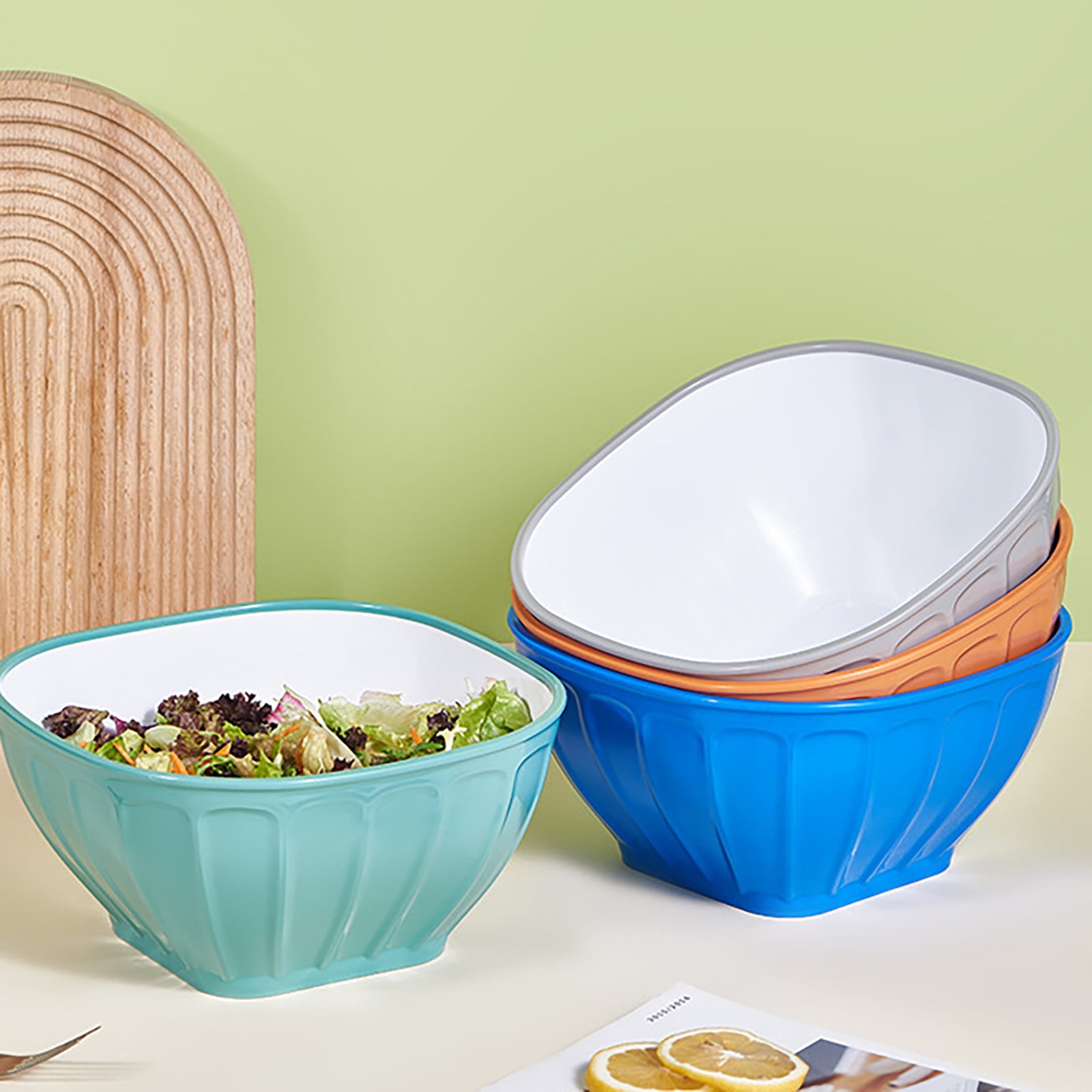 Bowl With Lid Large To Go Containers Mixing Bowl Fresh Preservation ...