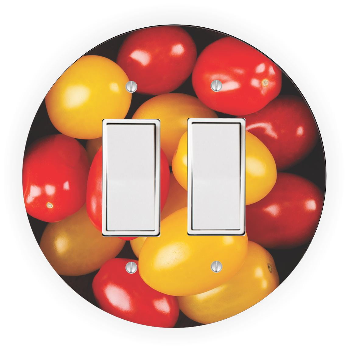 Bowl of Jelly Beans Design - Round Light Switch Plate Cover - Double ...