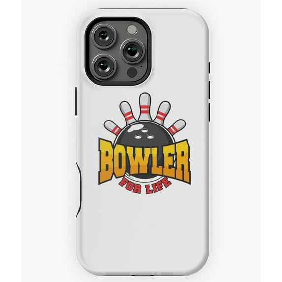Bowler For Life Bowling Sport Phone Case for iPhone 16 15 14 13 12 11 ...