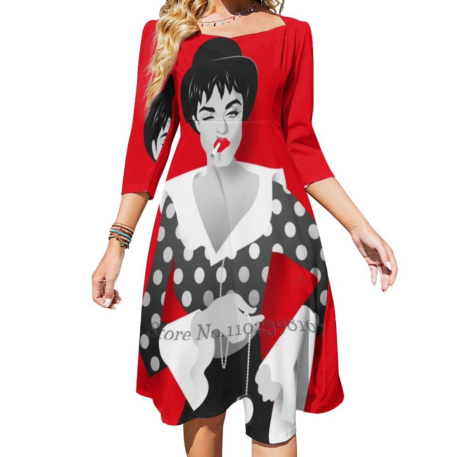 Bowler Hat Girl Evening Party Dresses Midi Sexy Dress Female Sweet One ...