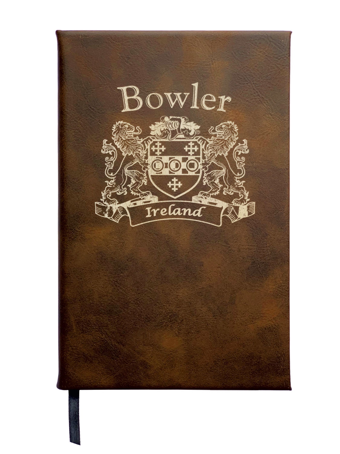 Bowler Irish Coat of Arms Leather Journal - Walmart.com