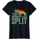 Bowler Too Legit To Split Bowling Player T-Shirt - Walmart.com