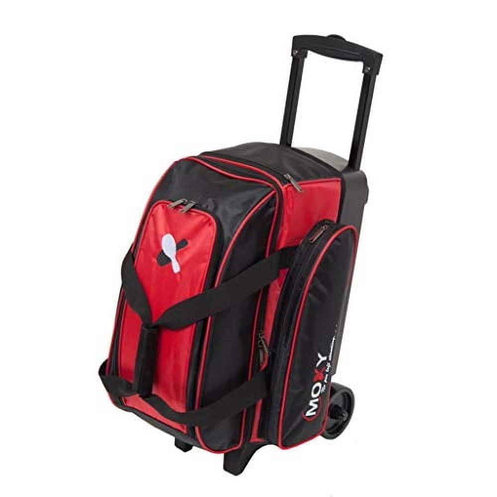 Bowlerstore Products Moxy Double Roller Bowling Bag- Red/Black ...
