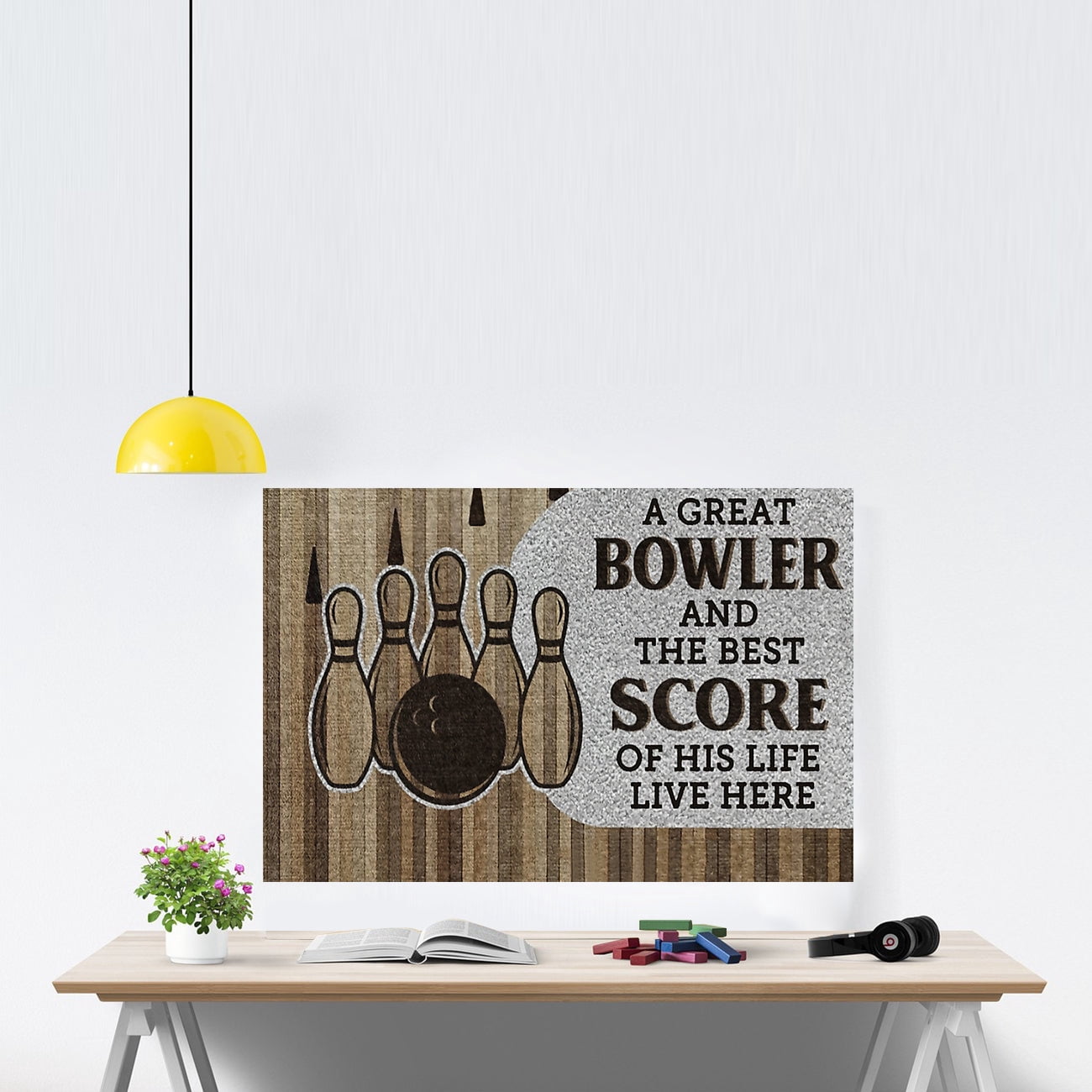 Bowling A Great Bowler Poster Bowling poster gift for bowling lover 16 ...