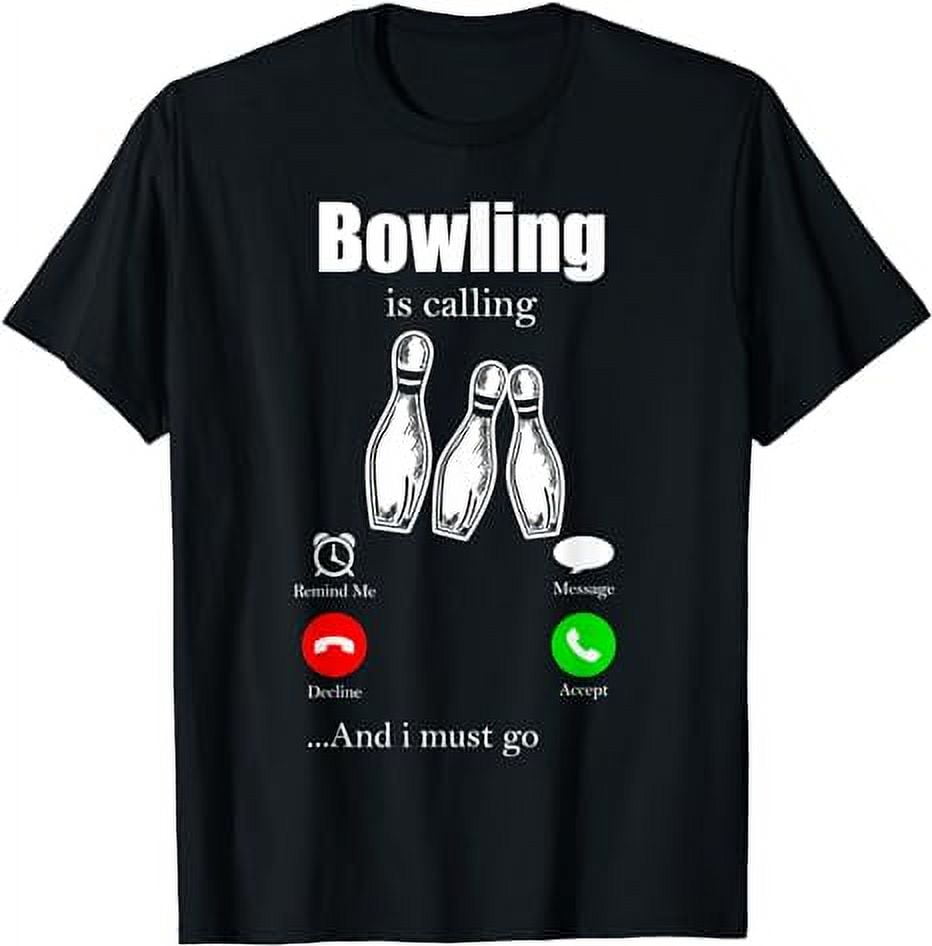 Bowling Ball Bowler Bowl Team Strike T-Shirt - Walmart.com