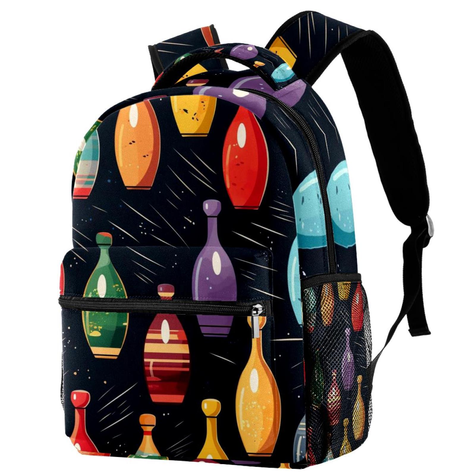 Bowling Ball Pretty Casual Backpacks Lightweight Premium Backpack with ...