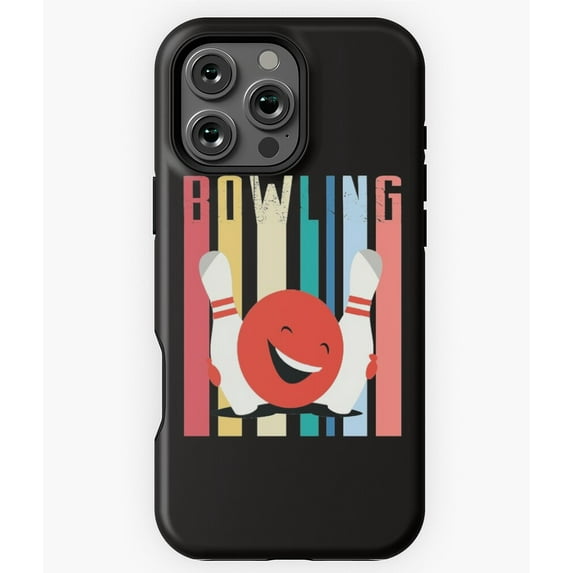 Bowling Ball Sport Design Phone Case for iPhone 16 15 14 13 12 11 Pro ...
