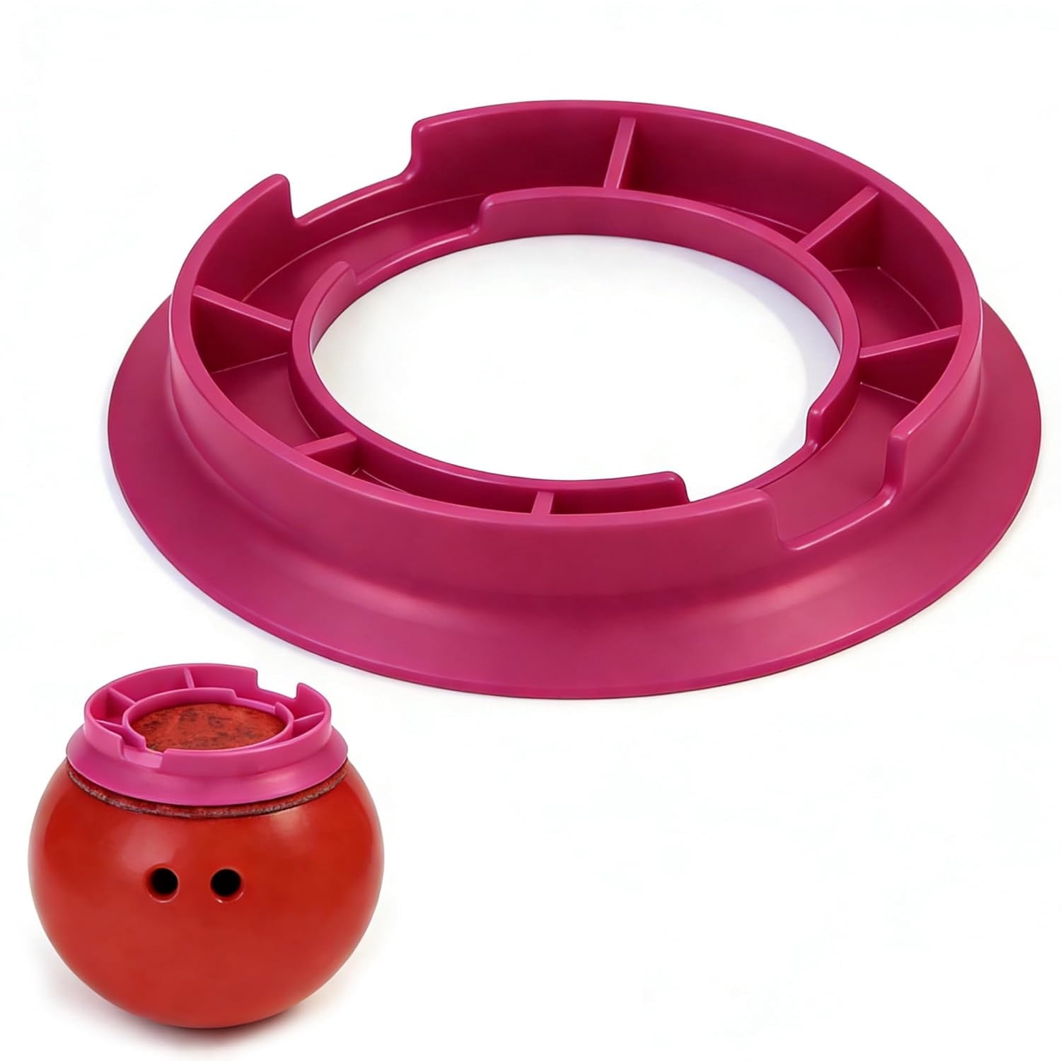 Bowling Ball Stand and Sanding Pad Holder, Rose Red, for Polishing ...