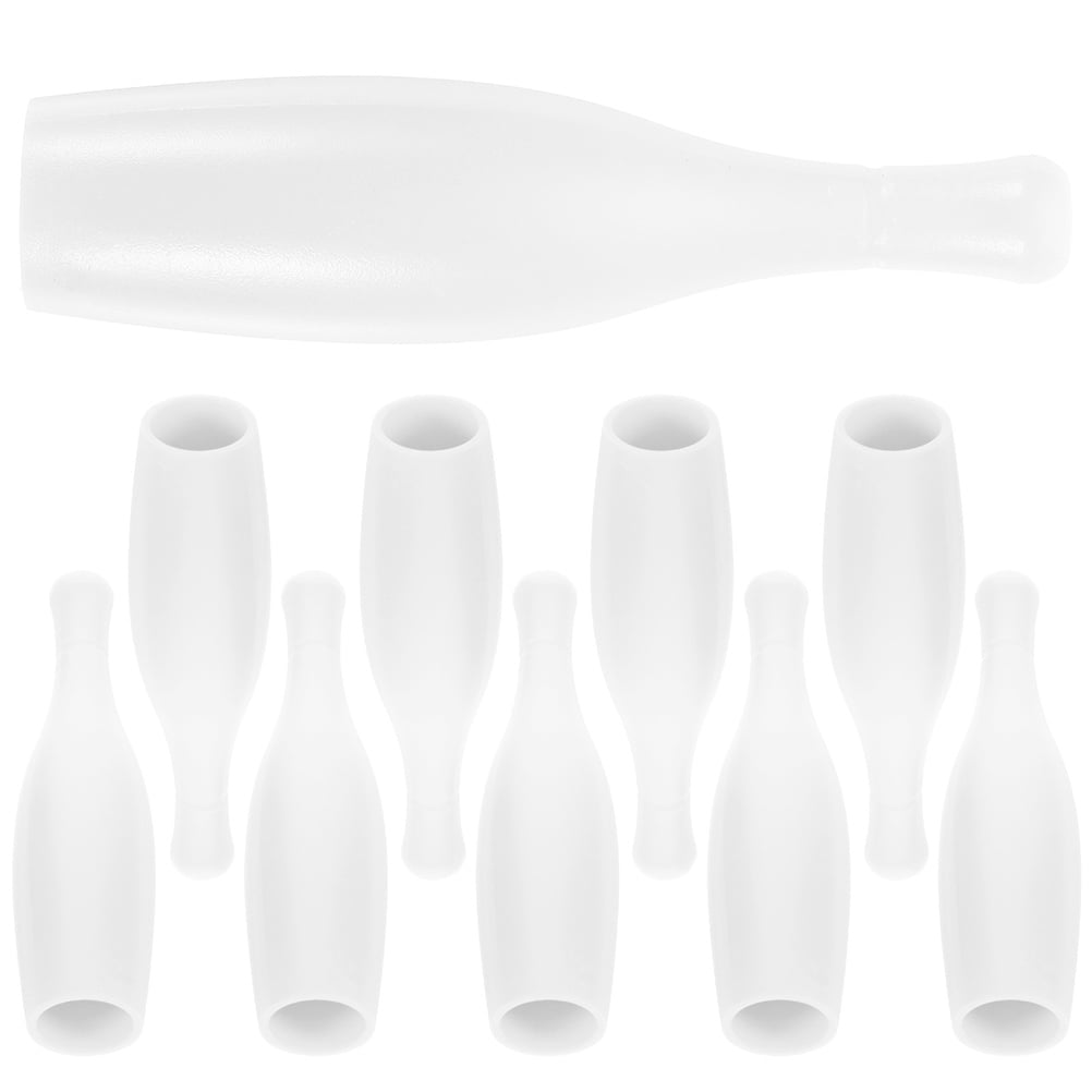 Bowling Ball Toy 10 Pcs Table Pin Tabletop Accessories Mini Desk Games ...