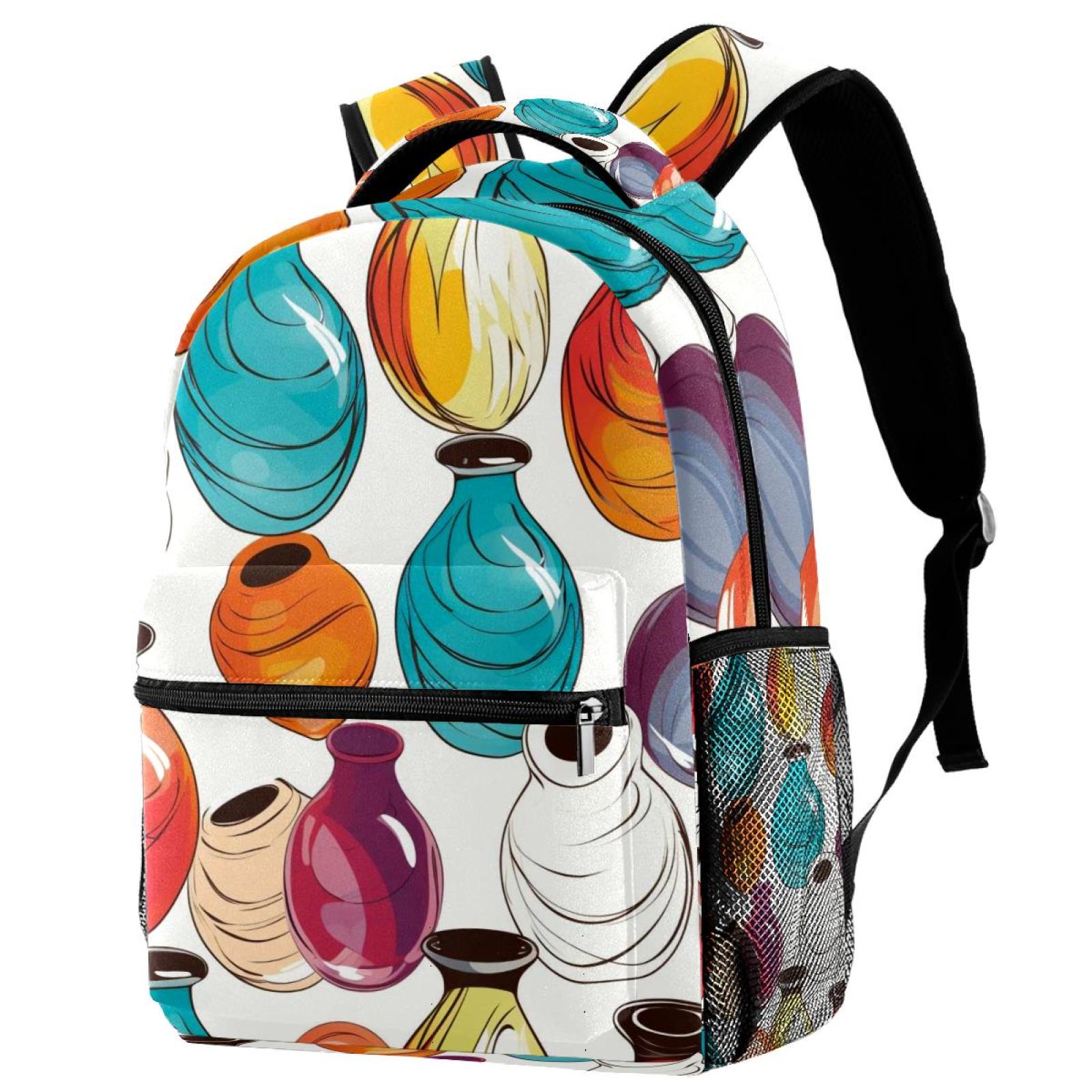 Bowling Balls Pattern Lightweight Backpacks Roomy Interior, Casual ...