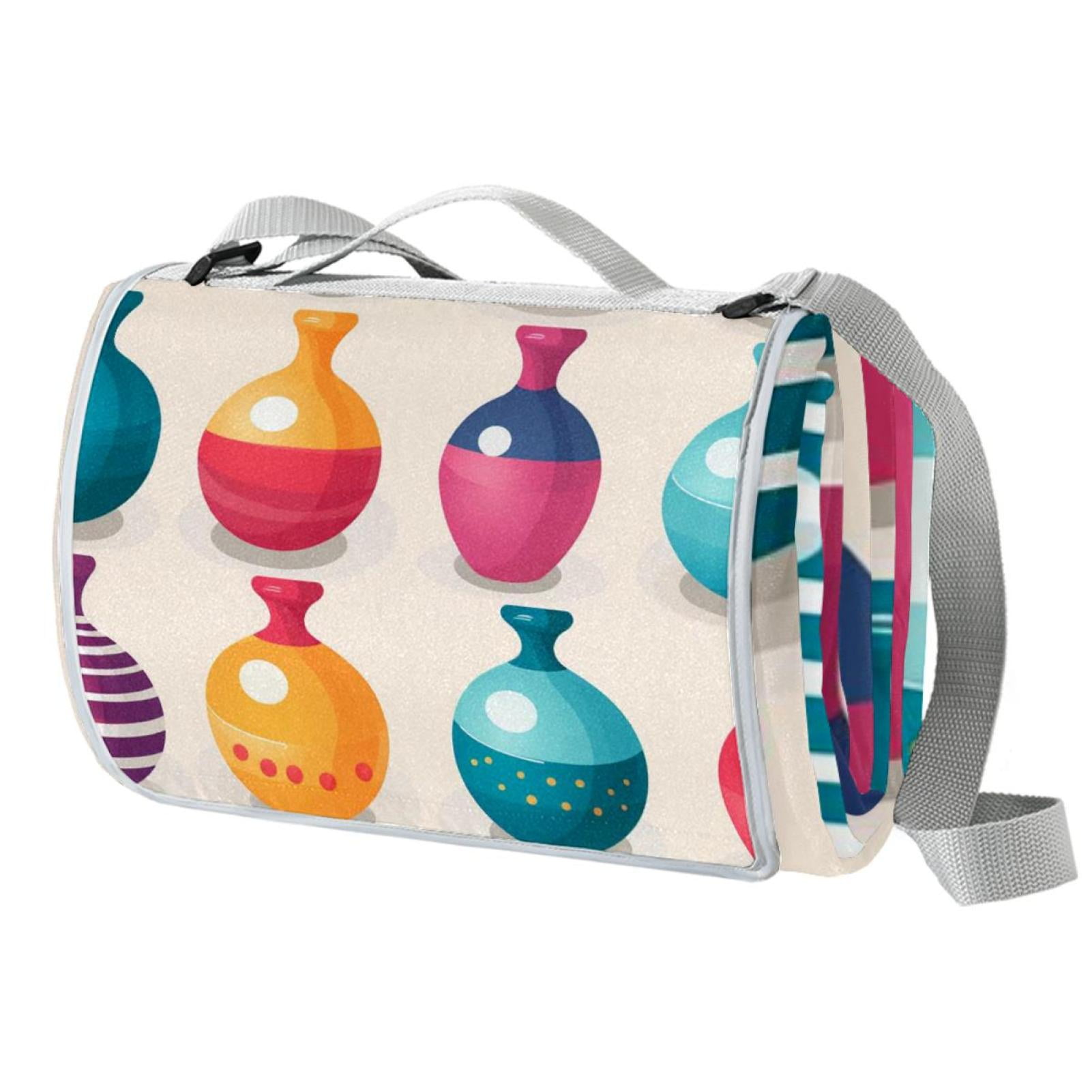 Bowling Canvas Picnic Blanket Waterproof Outdoor Mat for Beach, Park ...