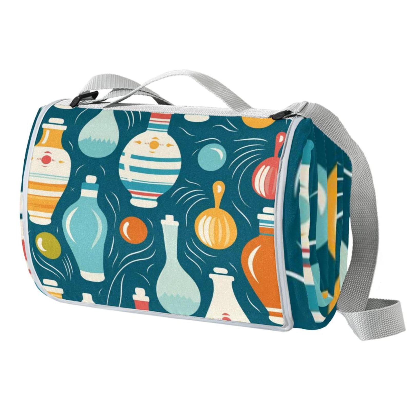 Bowling Canvas Picnic Blanket Waterproof Outdoor Mat for Beach, Park ...