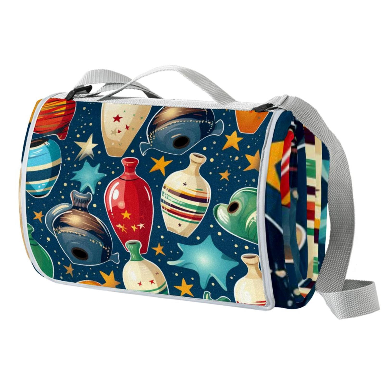 Bowling Canvas Picnic Mat - Waterproof Outdoor Blanket for Park, Beach ...