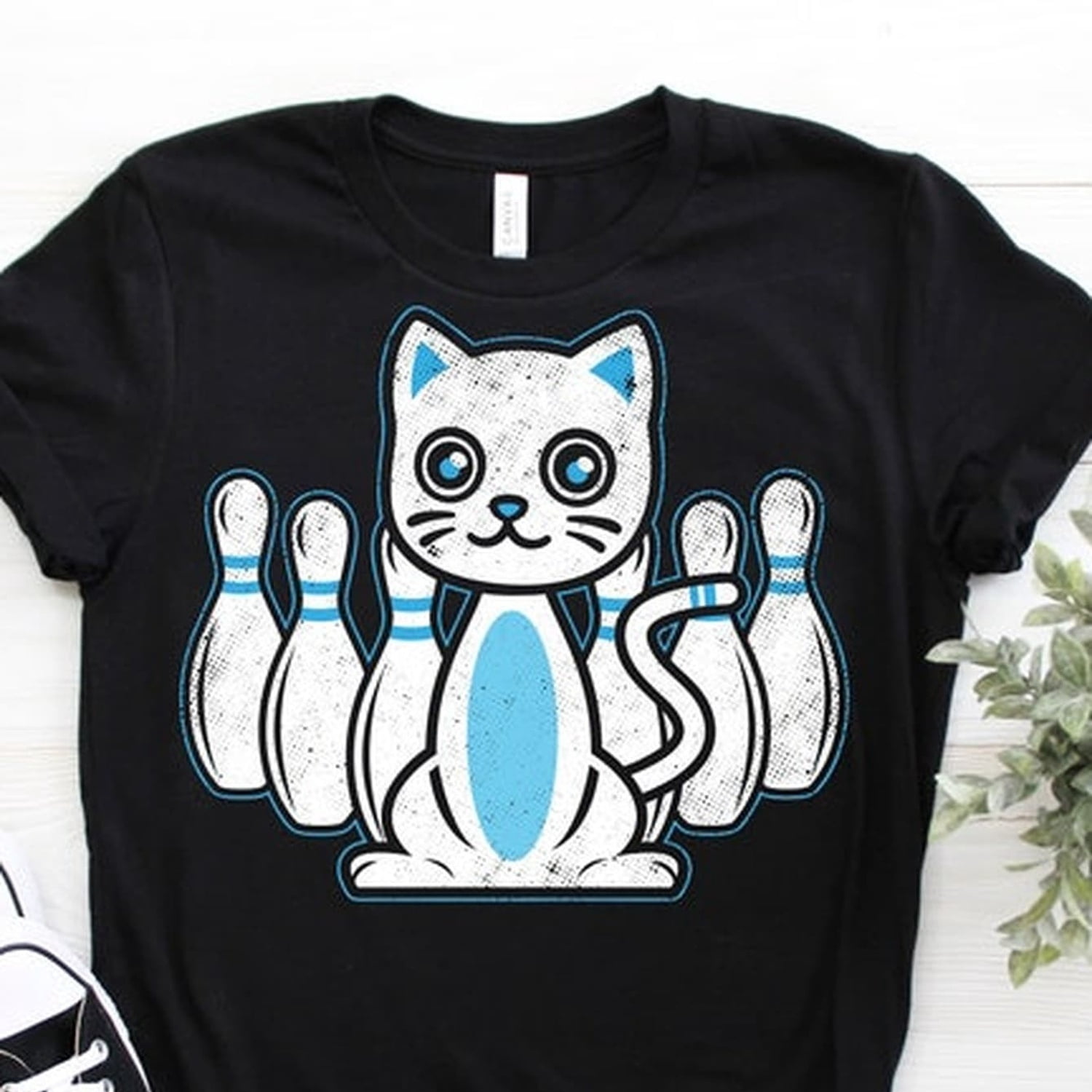 Bowling Cats Lover Ball Pin Player Gift T-Shirt, Kitty Cat Owner Shirts ...
